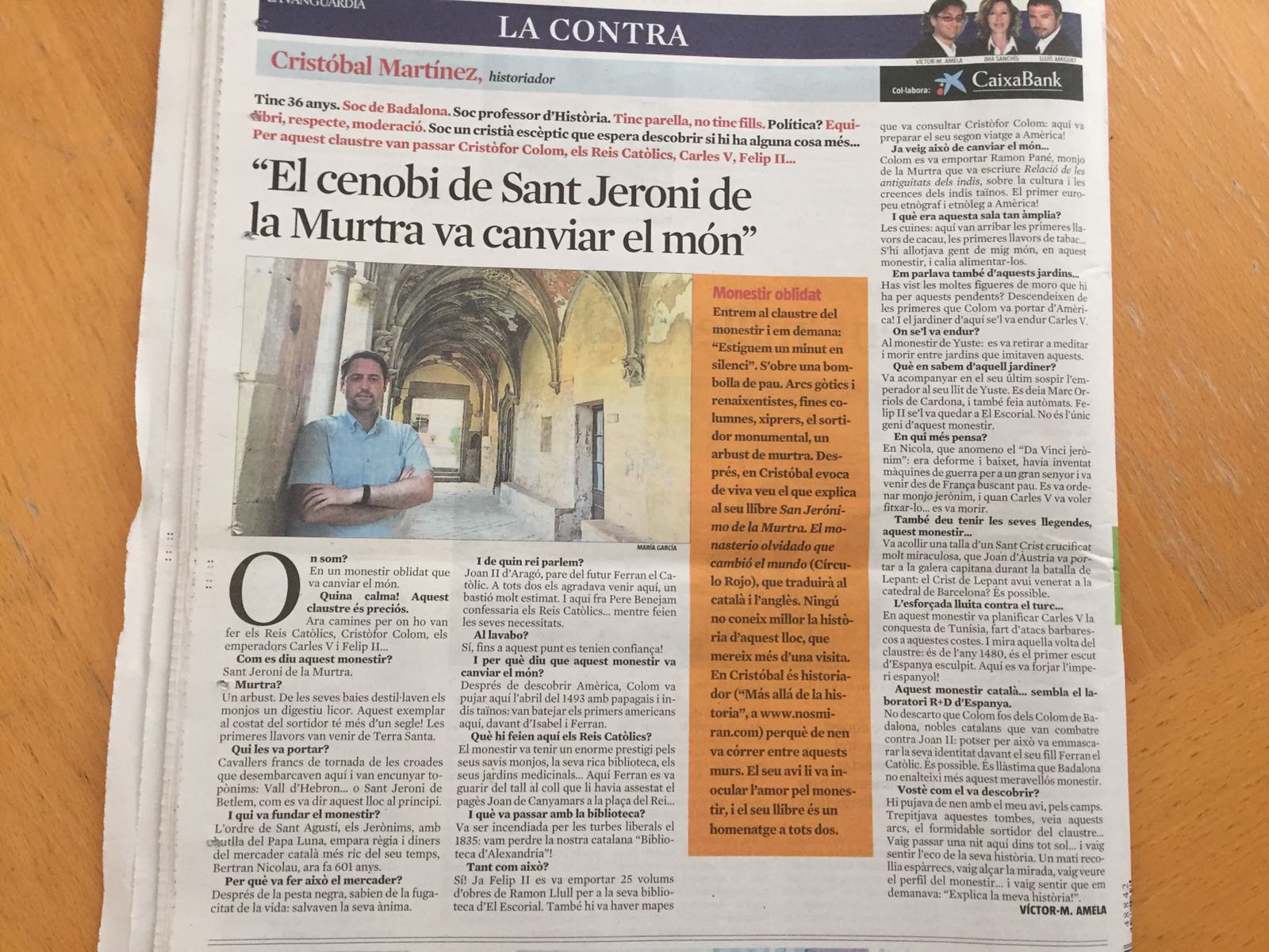 “El cenobi de Sant Jeroni de la Murtra va canviar el món” - Institut ... “El cenobi de Sant Jeroni de la Murtra va canviar el món” - Institut ...